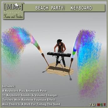 Second Life Marketplace - [MMc] Beach Party! - Keyboard